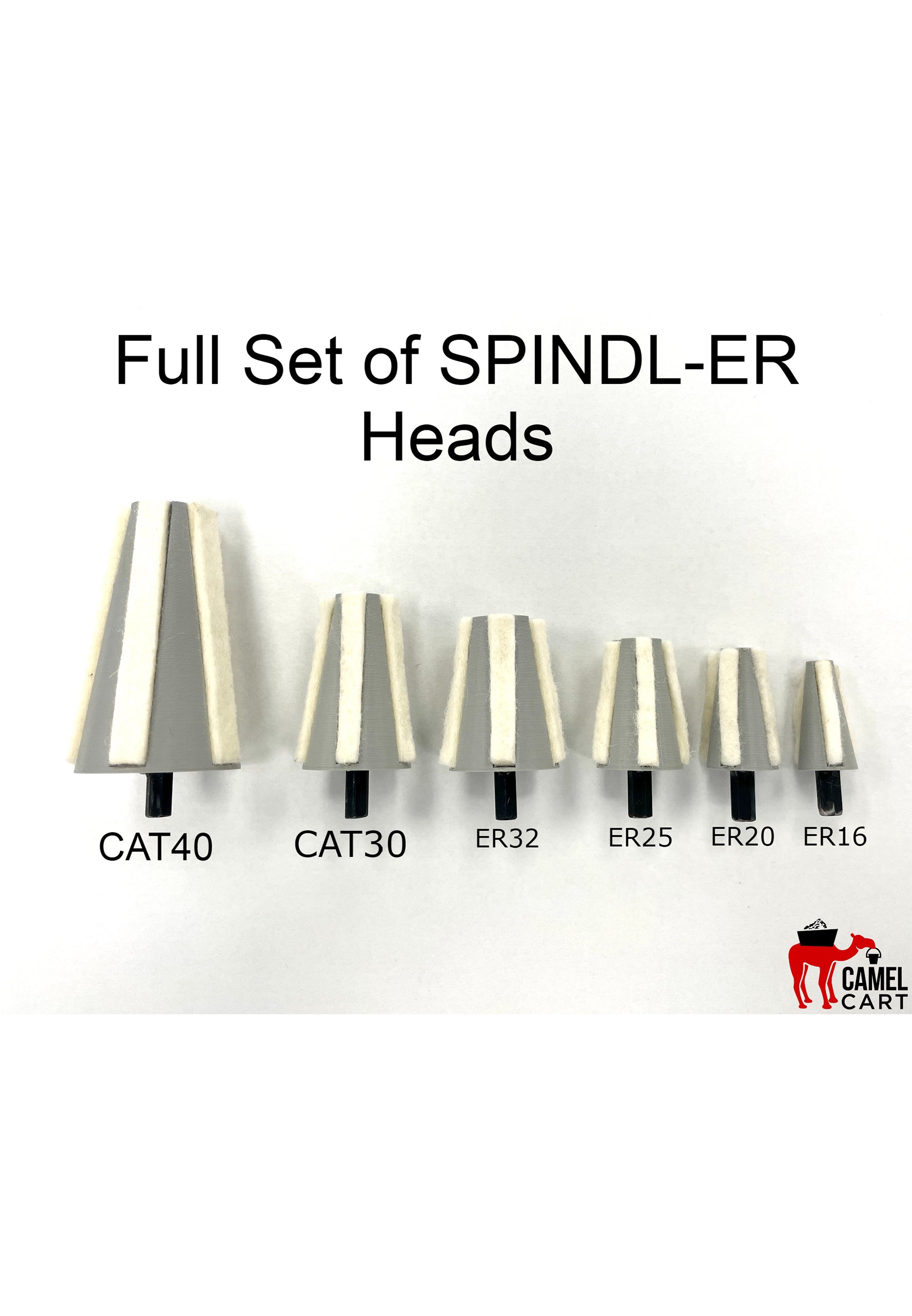 Full Set of SPINDL-ER Heads – Camel-Cart-Shop