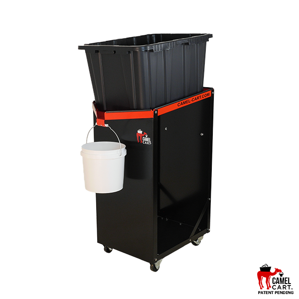 Tall Camel Cart with Plastic Bin – Camel-Cart-Shop